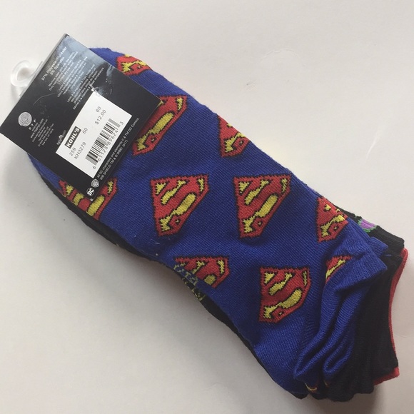 DC Comics | Underwear & Socks | Nwt 5pack Tm Dcc Comics Socks Including ...